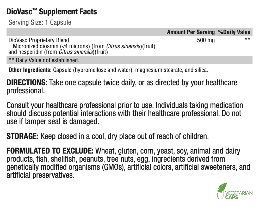 DioVasc™ - 60 Capsules | Healthy Habits Living