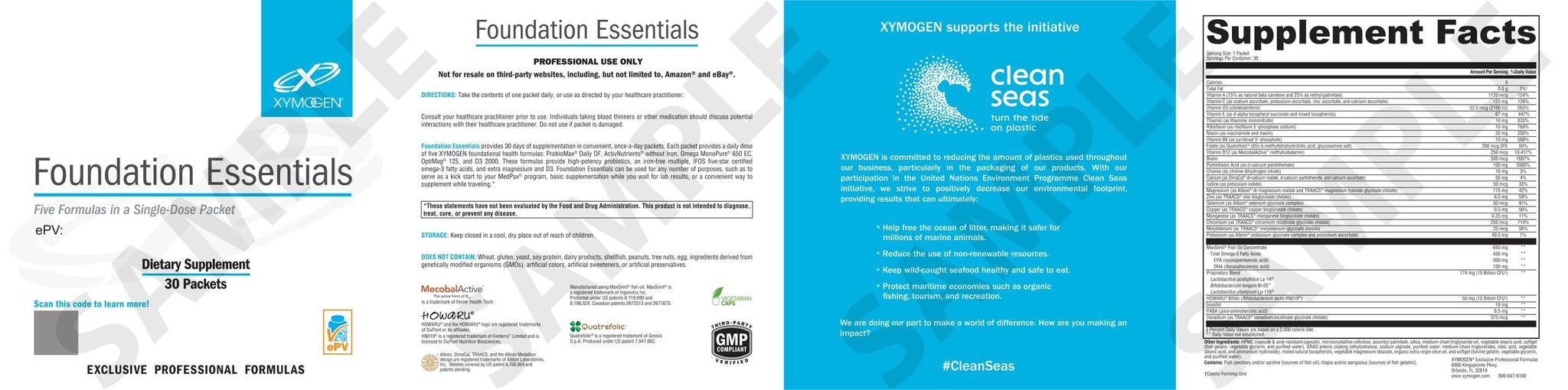 Foundation Essentials - 30 Packets – Healthy Habits Living