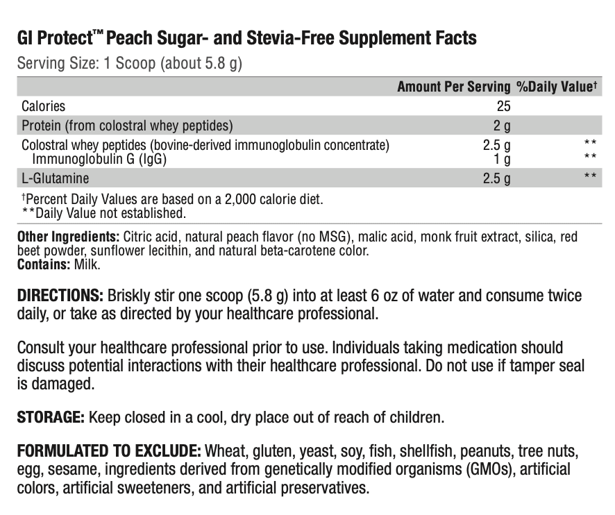 GI Protect™ Sugar- & Stevia-Free - 30 Servings | Healthy Habits Living