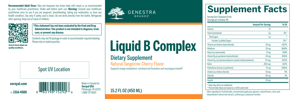 Liquid B Complex | Healthy Habits Living