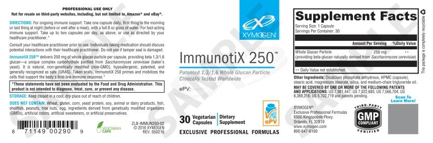 ImmunotiX 250™ - 30 Capsules | Healthy Habits Living