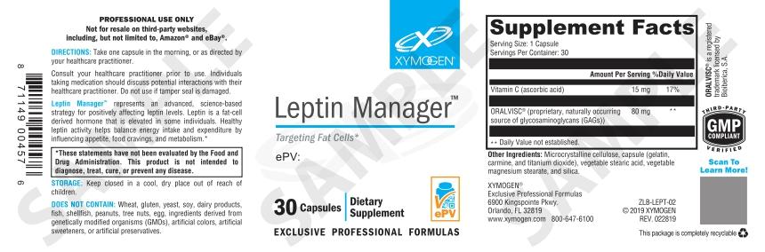 Leptin Manager™ - 30 Capsules | Healthy Habits Living