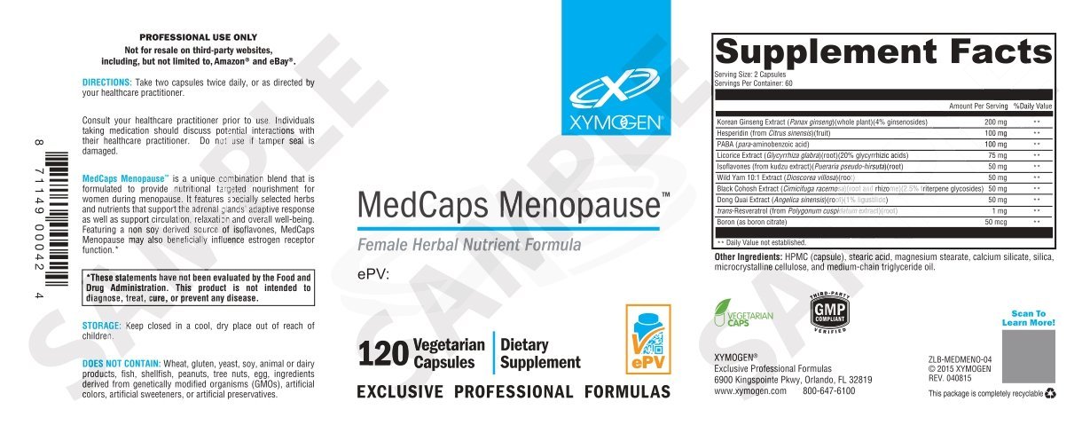 MedCaps Menopause™ - 120 Capsules | Healthy Habits Living