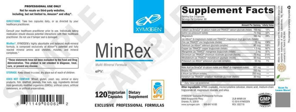 MinRex - 120 Capsules | Healthy Habits Living