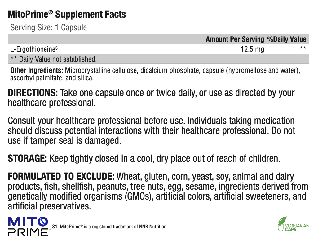 MitoPrime - 30 Capsules | Healthy Habits Living