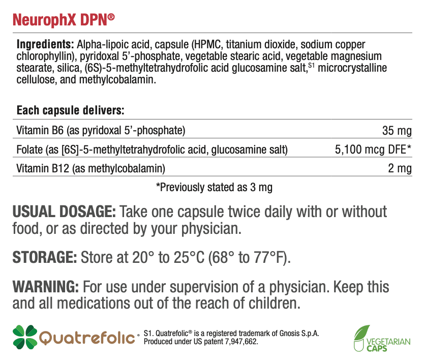 PoDiaPN® 60 Capsules (Formerly NeurophX DPN) – Healthy Habits Living