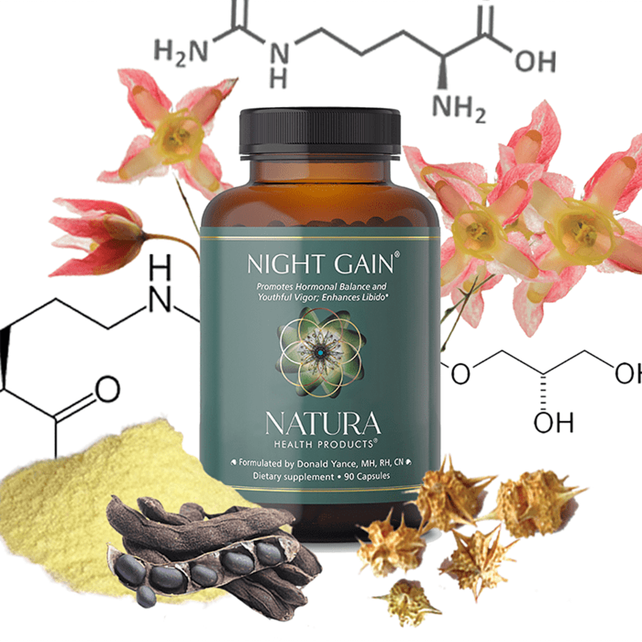 Night Gain - 90 Capsules Default Category Natura