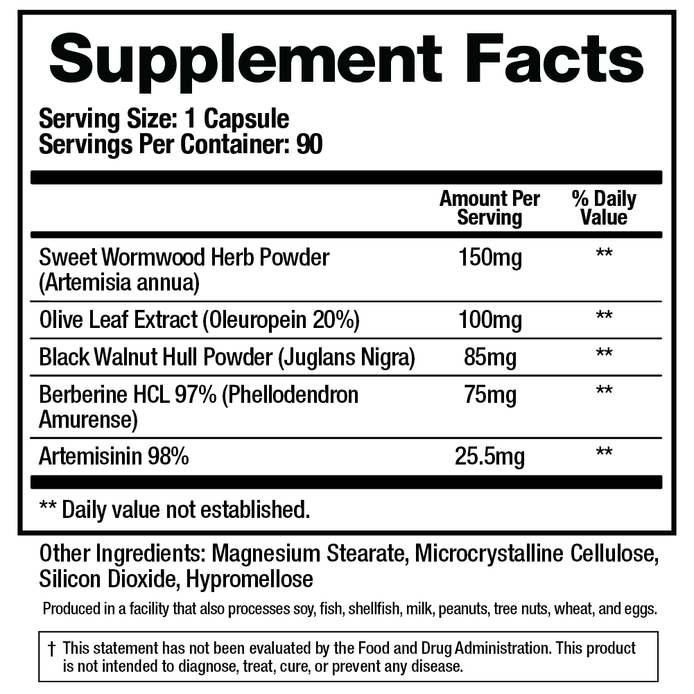 Para-X (formerly Paracid-X) - 90 Capsules | Healthy Habits Living