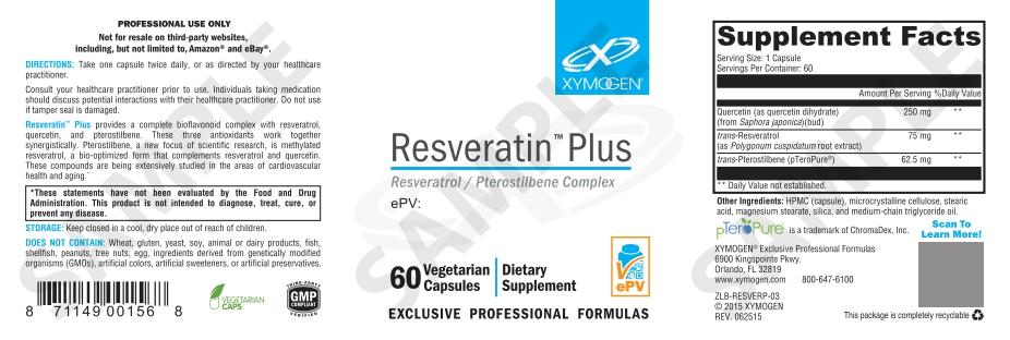 Resveratin™ Plus - 60 Capsules | Healthy Habits Living