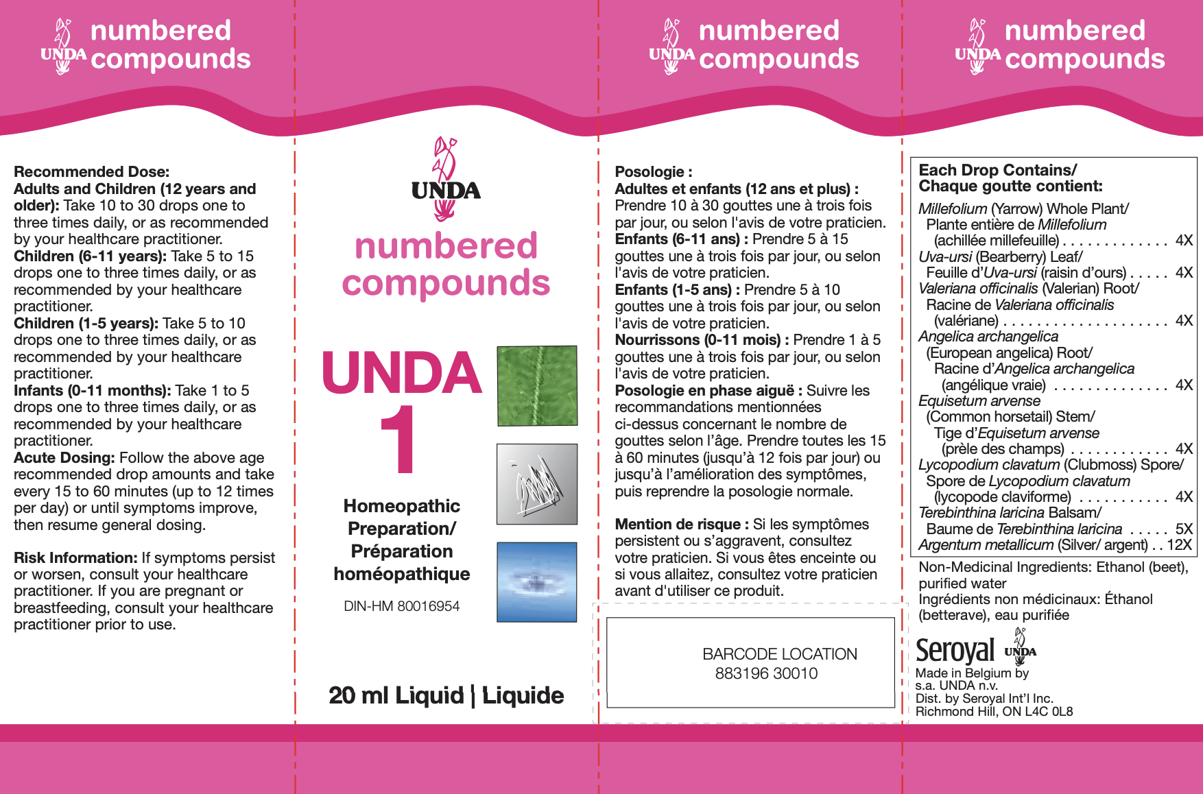 Unda #1 - 0.7 fl oz | Healthy Habits Living