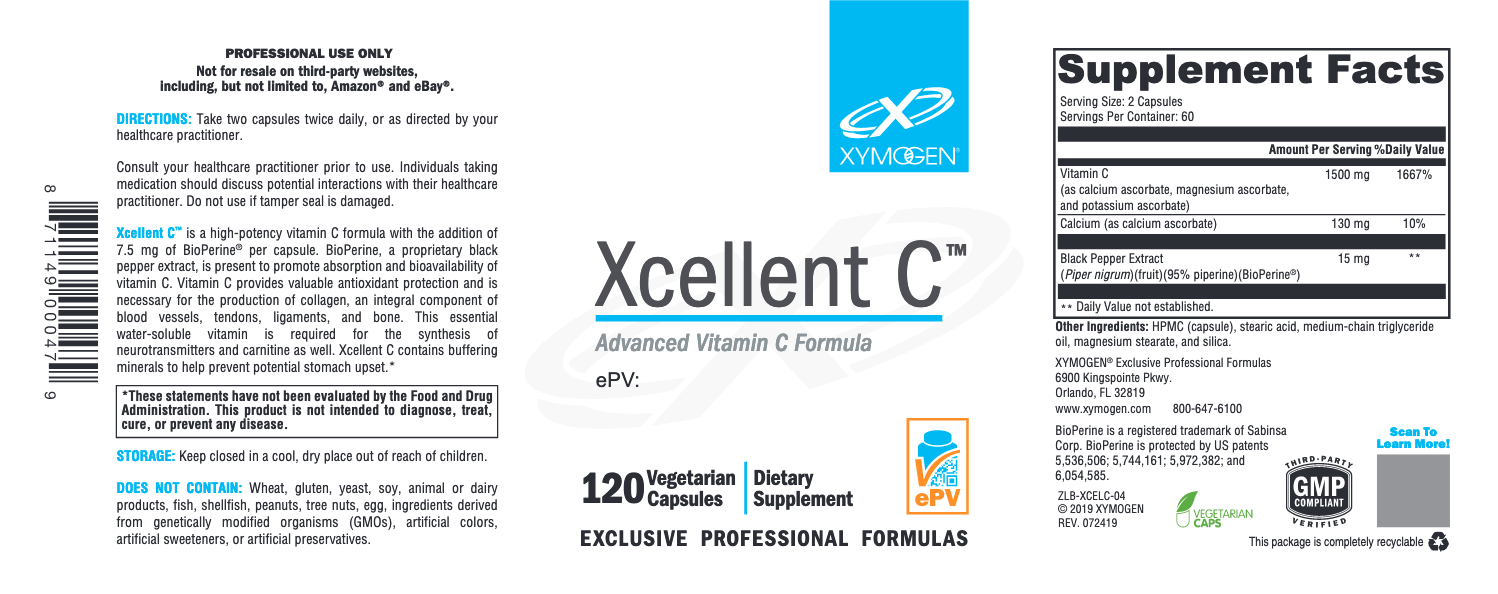 Xcellent C - 120 Capsules | Healthy Habits Living