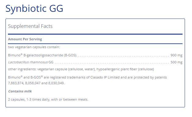 Synbiotic GG - 180 Capsules | Healthy Habits Living