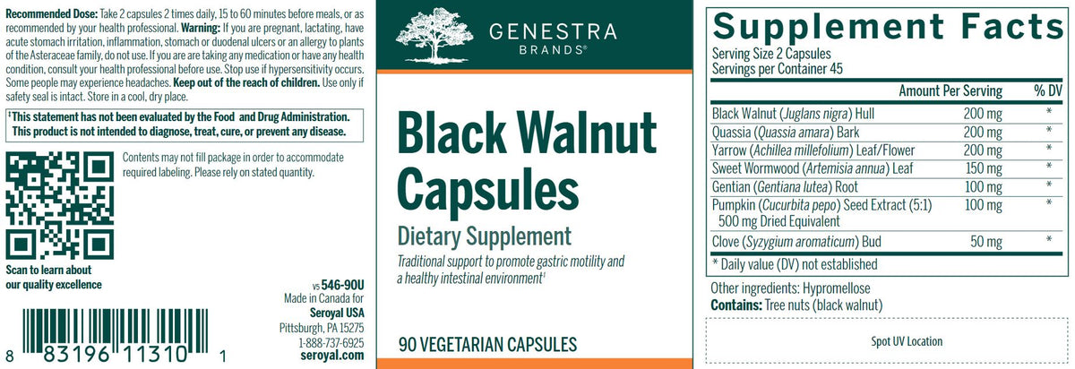 Black Walnut Capsules | Healthy Habits Living
