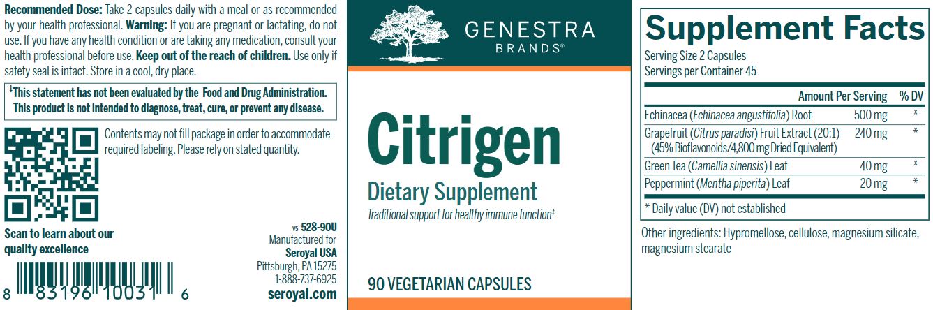 Citrigen - 90 Capsules – Healthy Habits Living