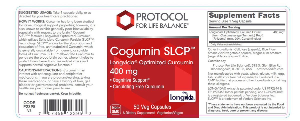 Cogumin SLCP - 50 Capsules | Healthy Habits Living