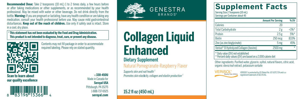 Collagen Liquid Enhanced - 450 mL | Healthy Habits Living
