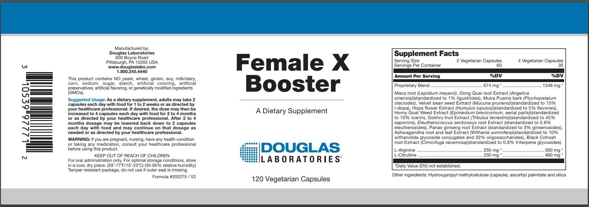 Female X Booster - 120 capsules | Healthy Habits Living