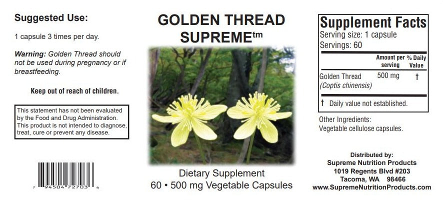 Golden Thread Supreme™ - 60 Capsules | Healthy Habits Living