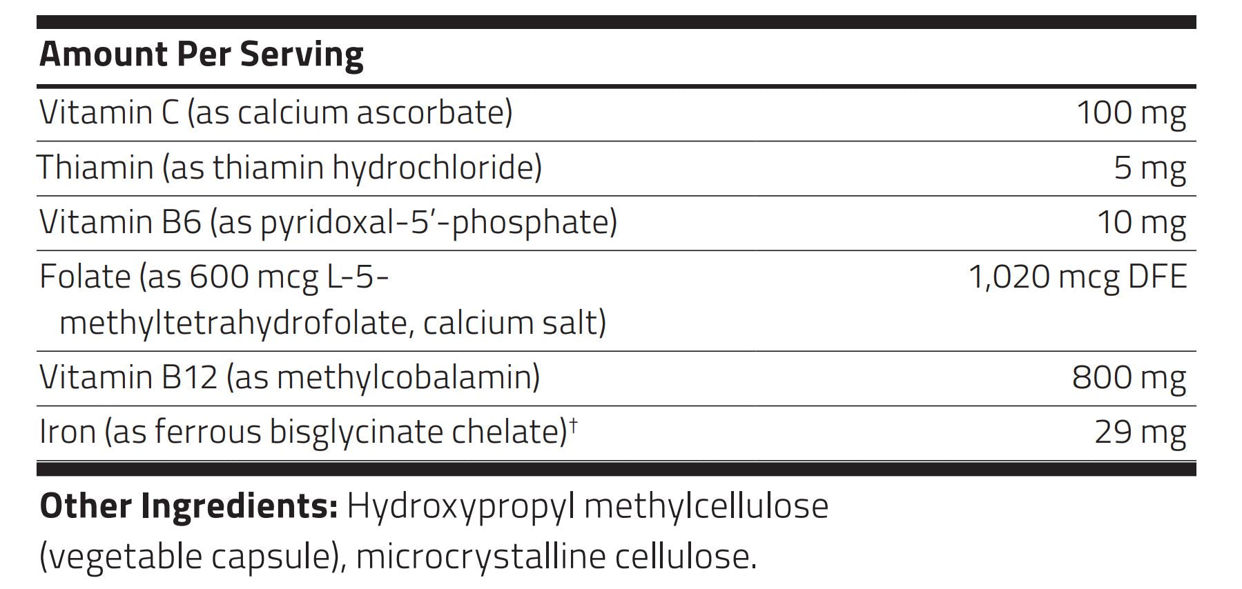 HemePlex Fe® - 60 Capsules | Healthy Habits Living