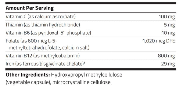 HemePlex Fe® - 60 Capsules | Healthy Habits Living