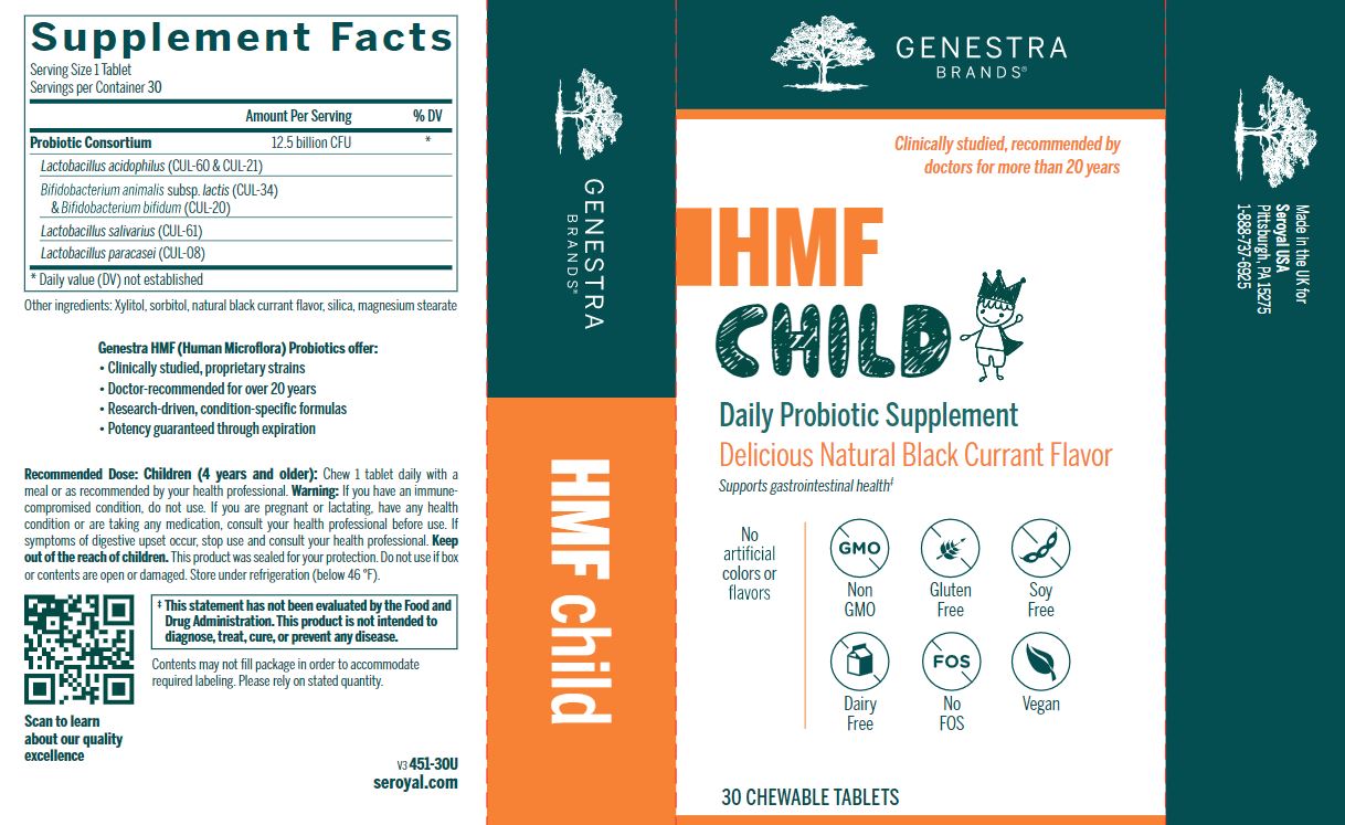 HMF Child - 30 Chewable Tablets | Healthy Habits Living