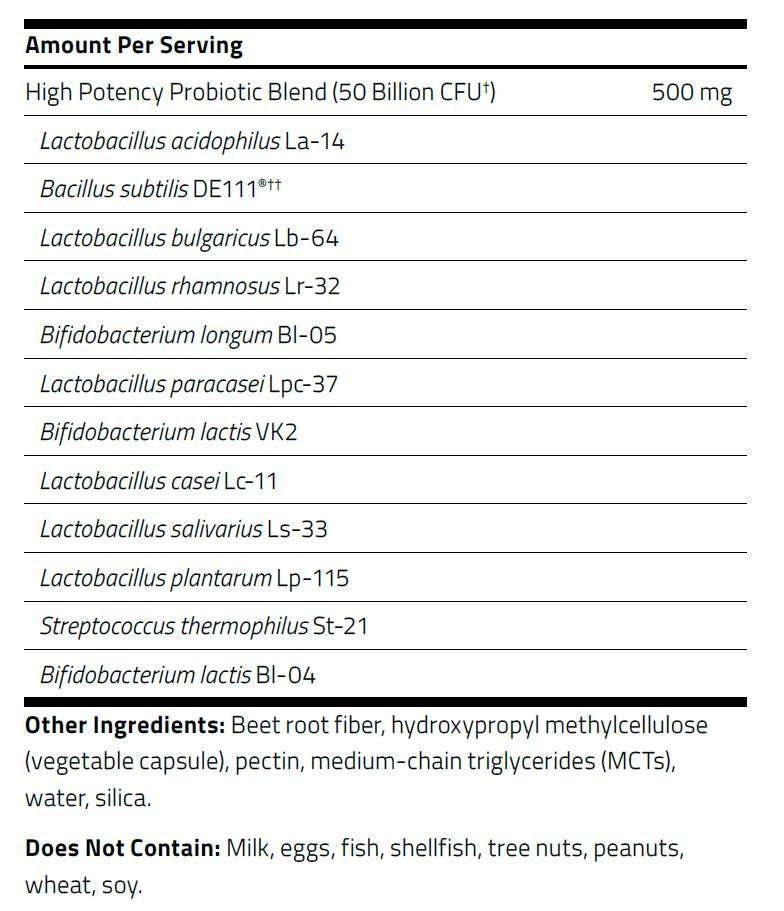 HiFlora-50 - 60 Capsules | Healthy Habits Living