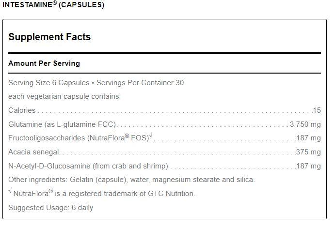 Intestamine® - 180 Capsules | Healthy Habits Living