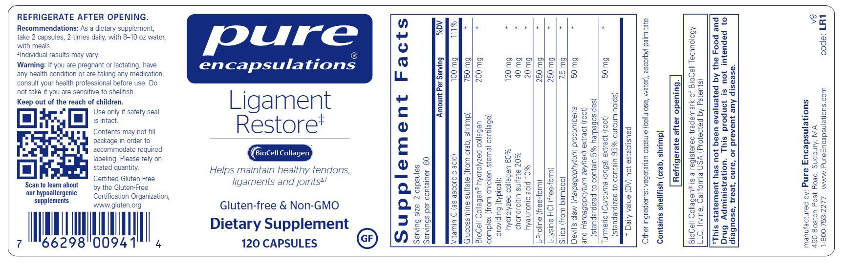 Ligament Restore | Healthy Habits Living