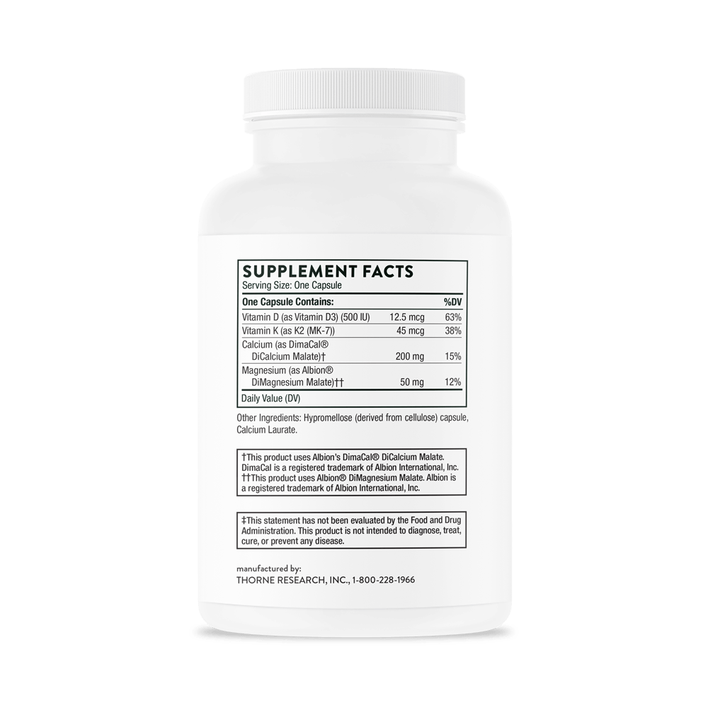 Basic Bone Nutrients - 120 Capsules | Healthy Habits Living