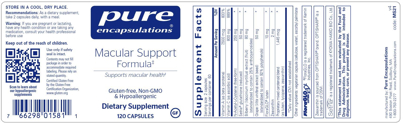 Macular Support Formula | Healthy Habits Living