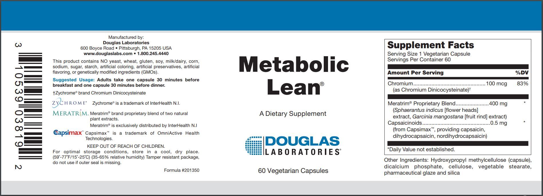 Metabolic Lean ™ - 60 Capsules – Healthy Habits Living