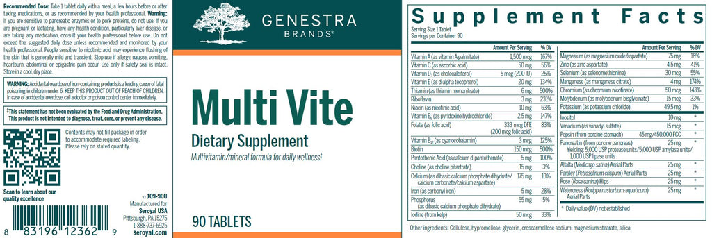 Multi Vite - 90 Tablets | Healthy Habits Living