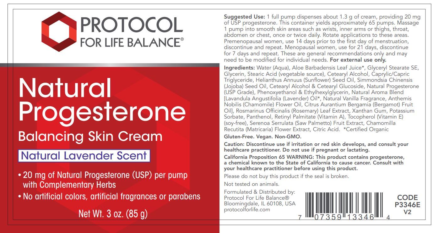 Natural Progesterone Cream Pump - 3 oz | Healthy Habits Living