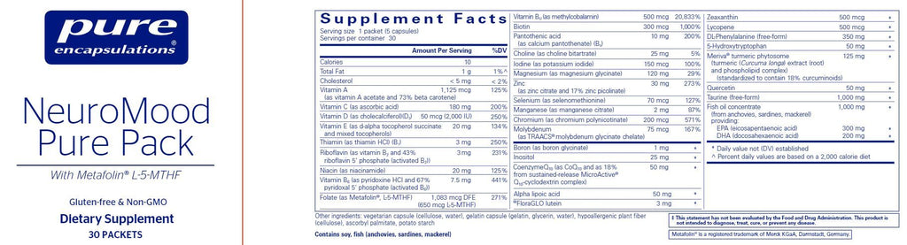NeuroMood Pure Pack - 30 Packets | Healthy Habits Living