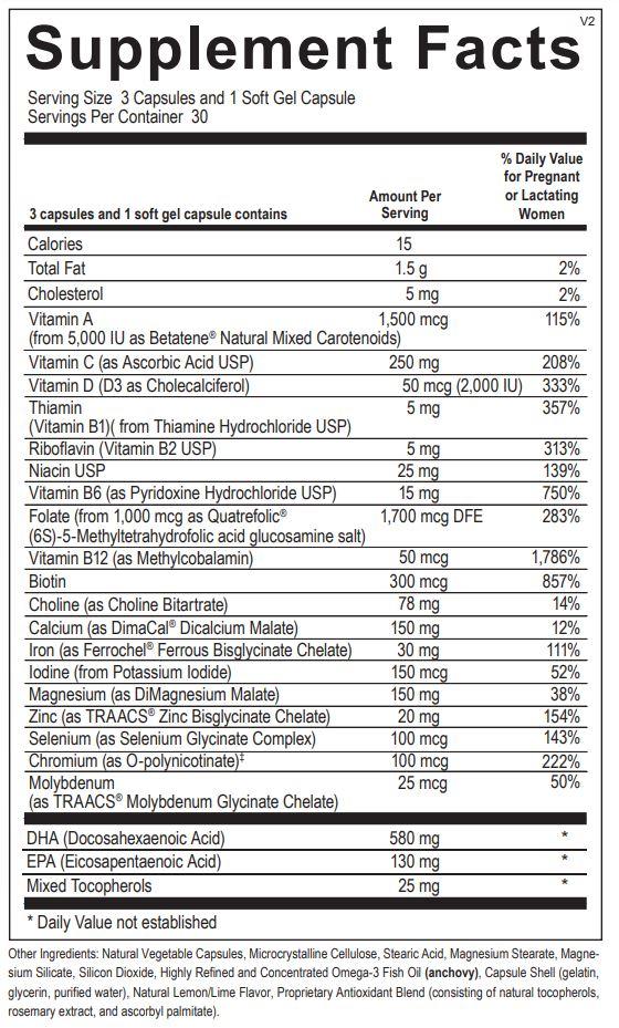 Prenatal Complete With DHA - 30 Capsules | Healthy Habits Living