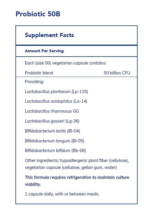 Probiotic 50B - 60 Capsules | Healthy Habits Living
