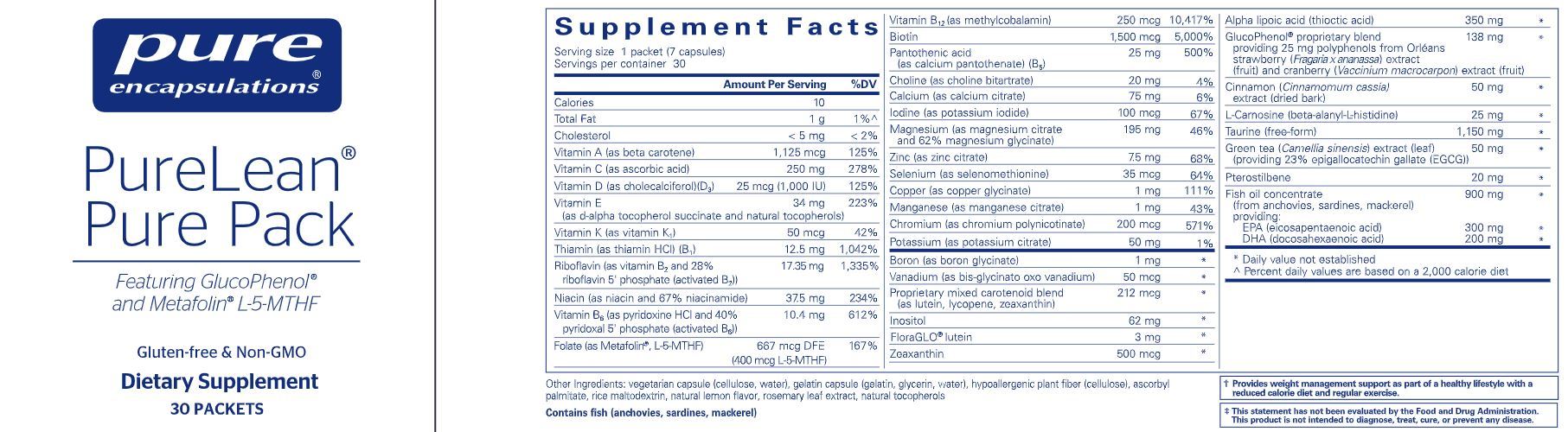PureLean® Pure Pack - 30 Packets | Healthy Habits Living