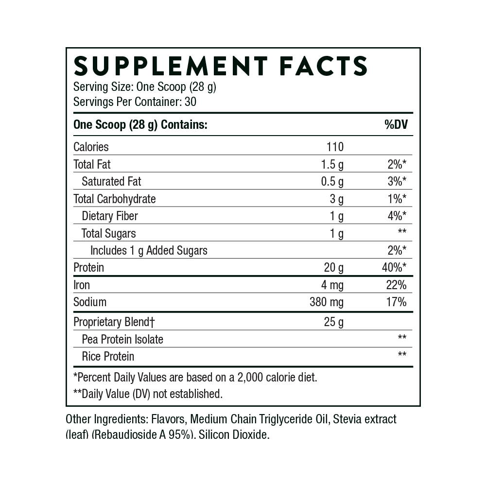 VegaLite - 30 Servings | Healthy Habits Living