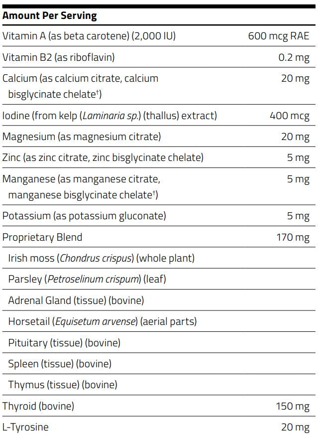 Thyrodex™ T-150 - 60 Capsules | Healthy Habits Living
