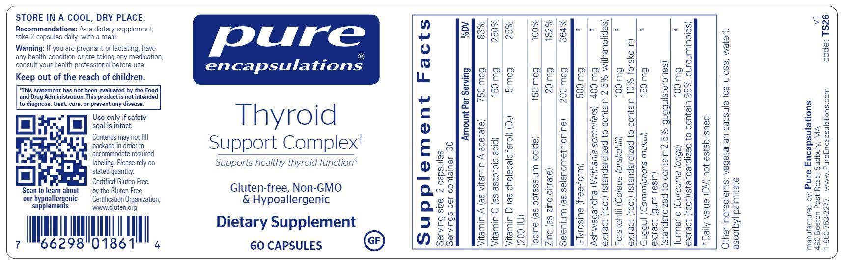 Thyroid Support Complex | Healthy Habits Living