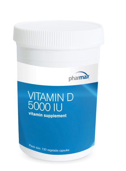 Vitamin D 5000 IU - 120 Capsules | Healthy Habits Living