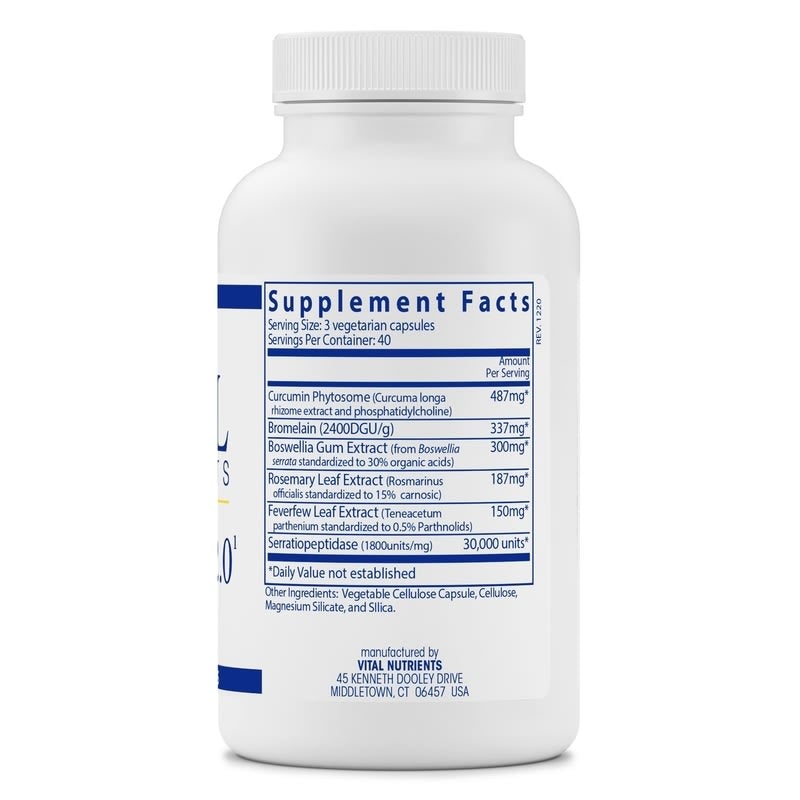 Joint Ease 2.0 - 120 Capsules Default Category Vital Nutrients