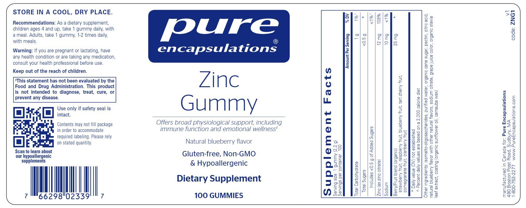 Zinc Gummy – Healthy Habits Living